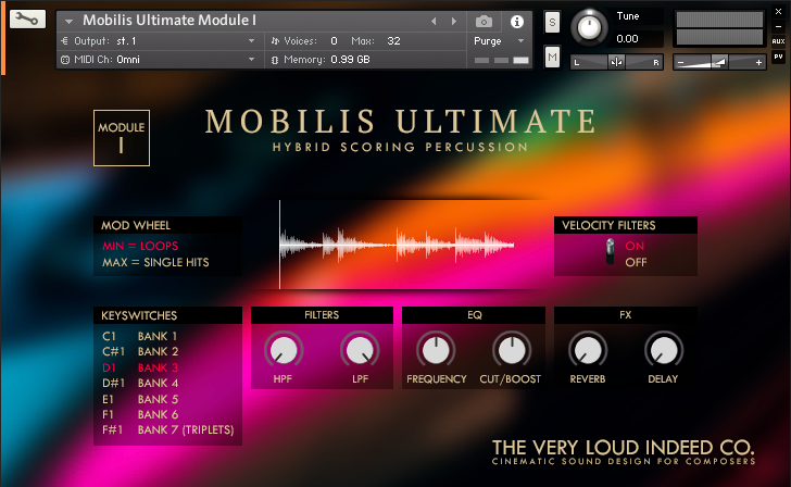 MOBILIS ULTIMATE: HYBRID SCORING PERCUSSION – The Very Loud Indeed Co.